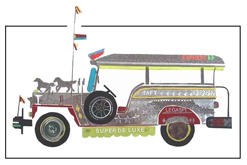 Jeepney / Collage / Godofredo Stuart / The Jeepney Art Gallery at ...