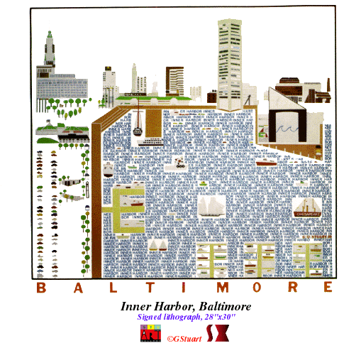 Inner Harbor: Lithograph (300-Edition) by Godofredo Stuart (Thames ...